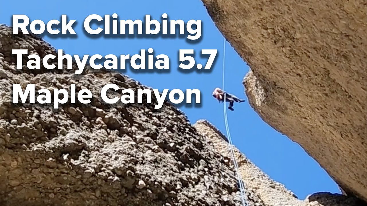 Rock Climbing in Maple Canyon at Heart Rock -- Tachycardia 5.7 - The ...