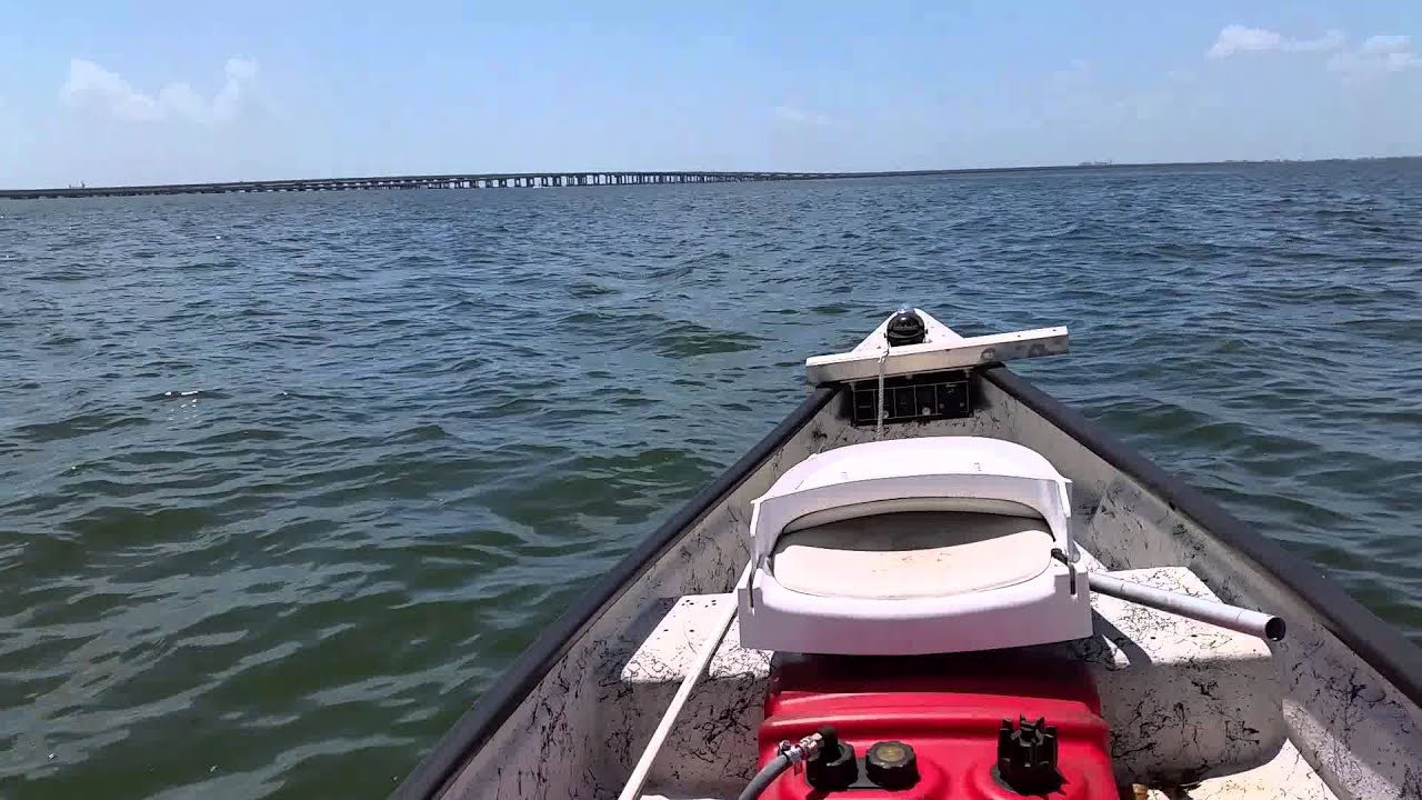 Classic Gheenoe on Tampa Bay - YouTube