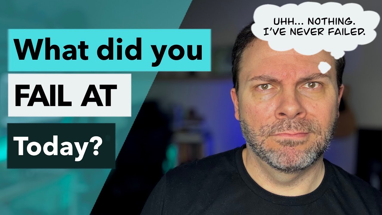 Failure is ESSENTIAL to your Acting Career! - YouTube