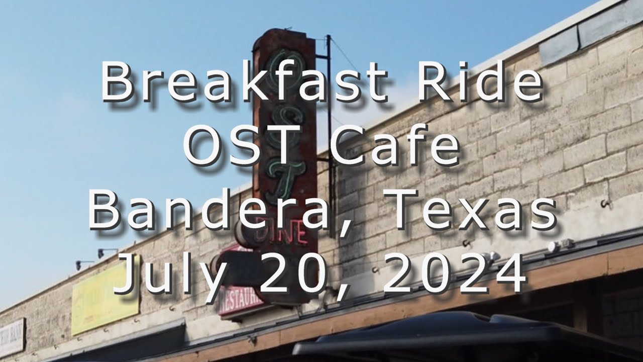 Alamo City Wings Breakfast Ride OST Cafe, Bandera, Texas, July 20, 2024 ...