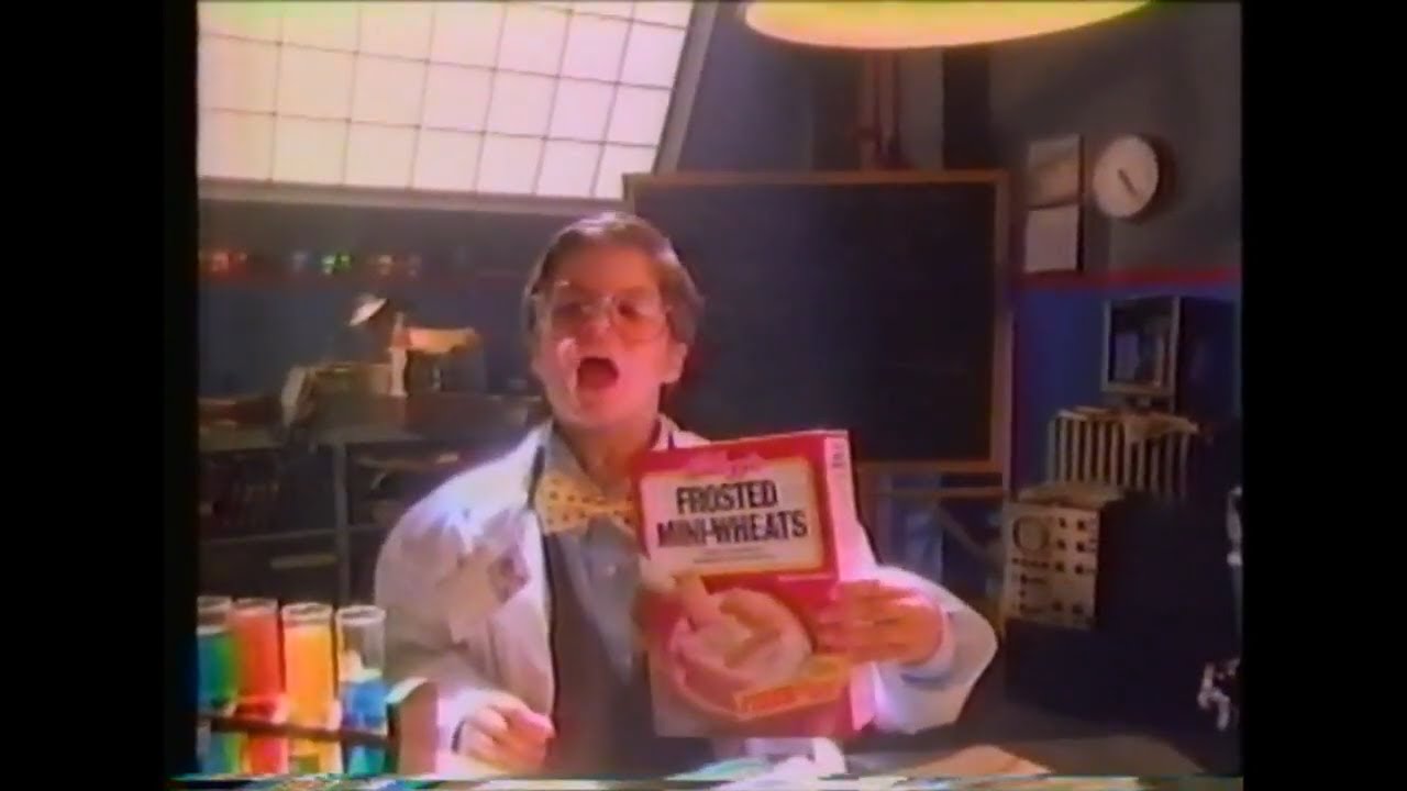 1987 Kelloggs Frosted Mini Wheats Retro TV Commercial Ad - YouTube