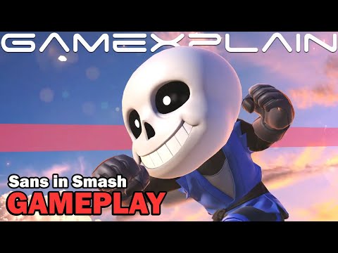 Undertale's Sans Costume in Super Smash Bros. Ultimate Gameplay! (+ Megalovania)