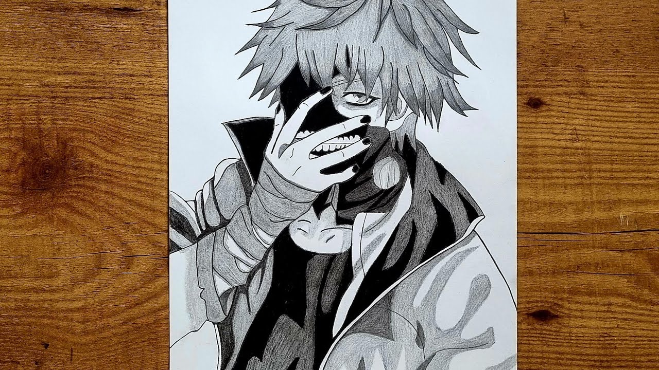 Sketch of Ken Kaneki [ Tokyo Ghoul ] - Anime Arts - YouTube