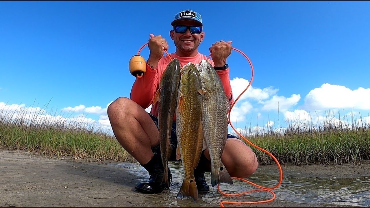 fishing for redfish in Galveston Texas - YouTube