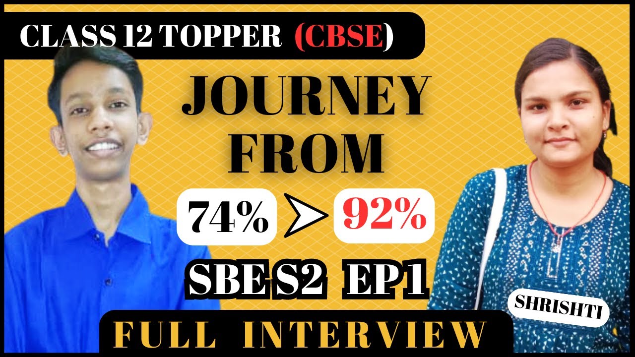INTERVIEW With TOPPERS 2023 | CBSE Class 12 Topper | Shrishti Singh ...