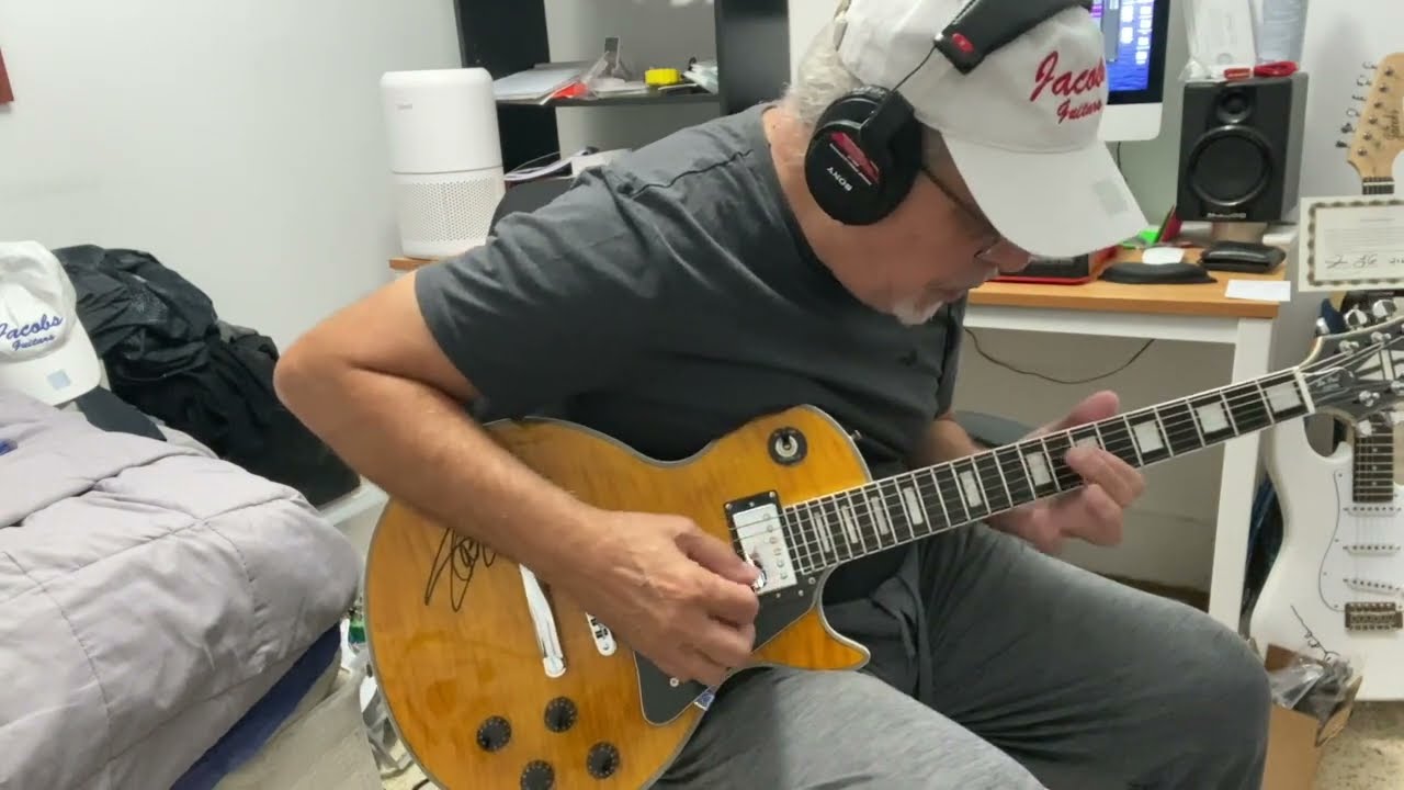 Jacobs Gibson LP Style Electric Slash auto/ For sale on eBay - YouTube