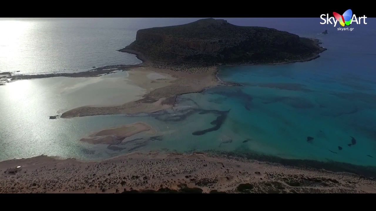 Mpalos Crete - by Chania SkyArt - YouTube