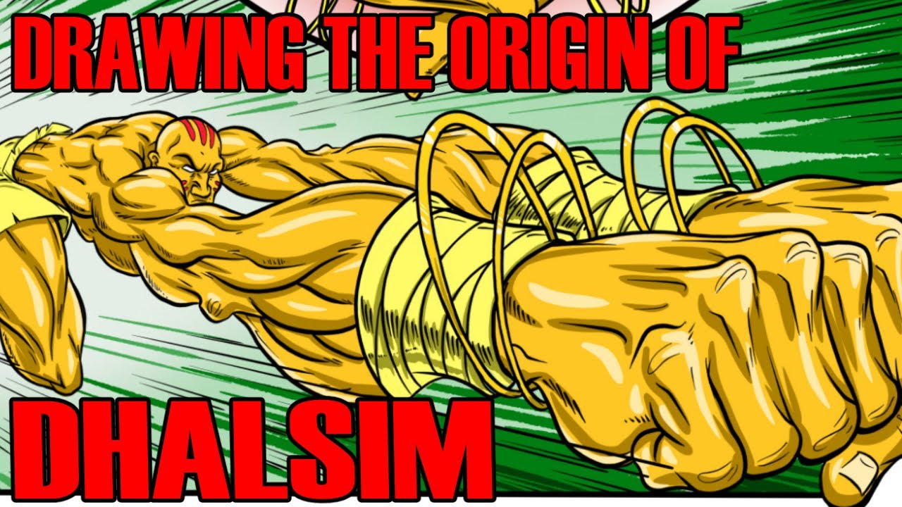 DRAWING THE ORIGIN OF DHALSIM! - YouTube