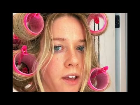 ellana bryan:loose and chaotic hair rollers, soft and subtle curls#model #japan #trend #usa #viral
