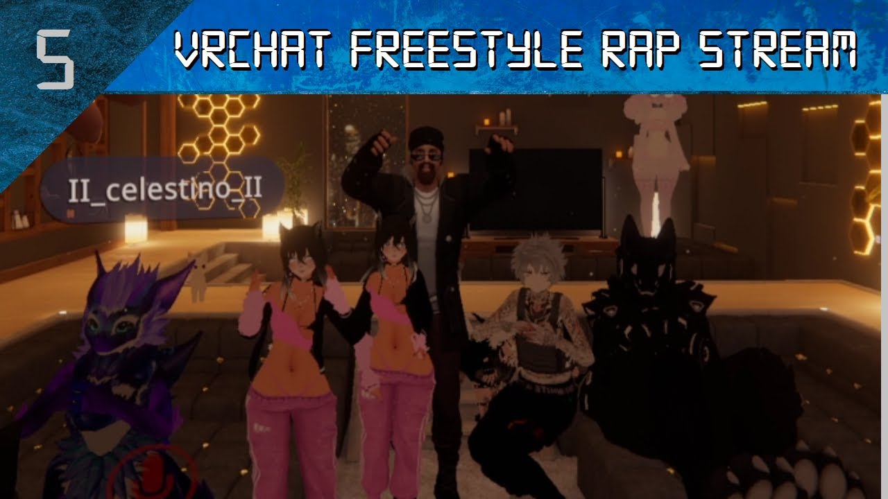 Rapping with Fans! | VRChat Freestyle Rap Stream 5 - YouTube