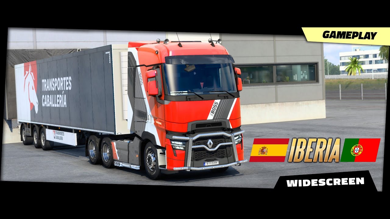 ETS2 v1.40 | DLC "Iberia" (Barcelona) - NEW Renault T Evolution Euro ...