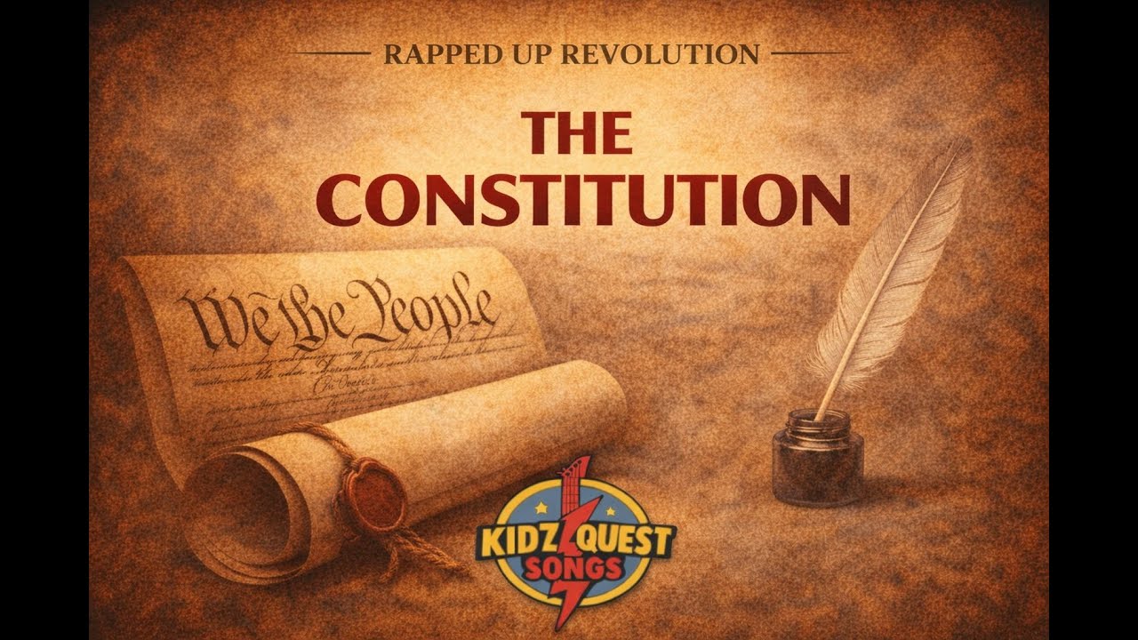 The Constitution | American Revolution Rap | Kidz Quest Songs - YouTube