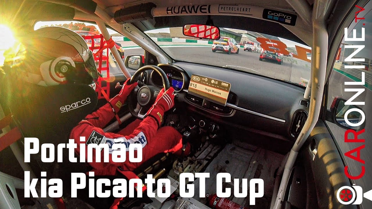 P9 a P3 em Portimão [Sem Comentários] | Kia Picanto GT Cup - YouTube