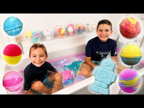 BATH BOMB CHALLENGE ! - Incroyables Bombes de Bain Effervescentes  ☄️