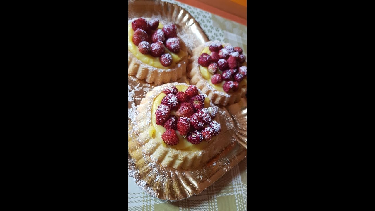 Crostatine con fragoline di Nemi - YouTube