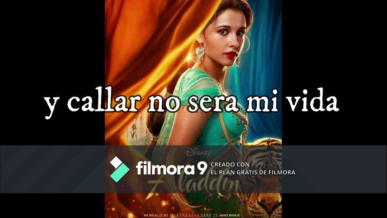 Annie Rojas Callar parte 2 De Aladdin Letra - YouTube