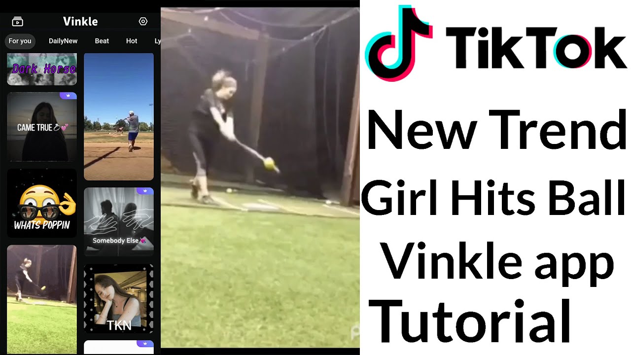 Tiktok New Trend | Vinkle App | Ball Hits Camera Wali Video Kaise ...