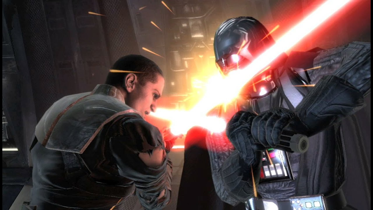 [No Upgrades/Sith Master] The Force Unleashed all boss fights - YouTube