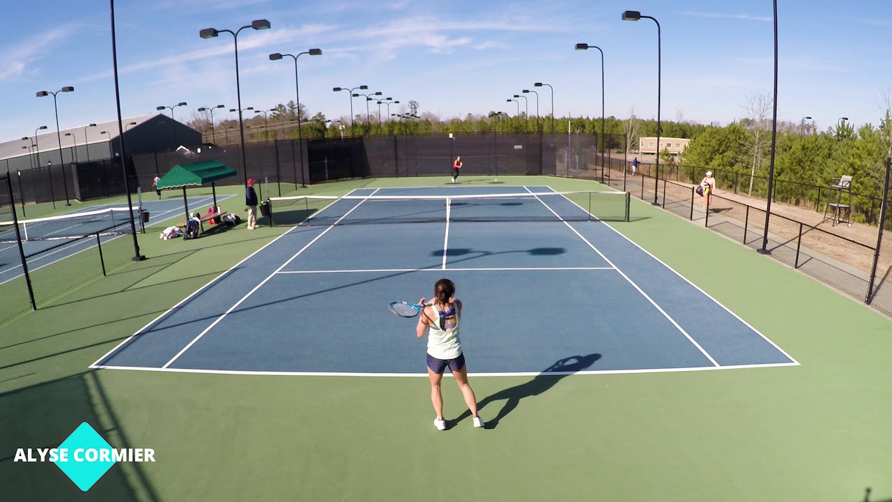 Alyse Cormier tennis recruit video - YouTube