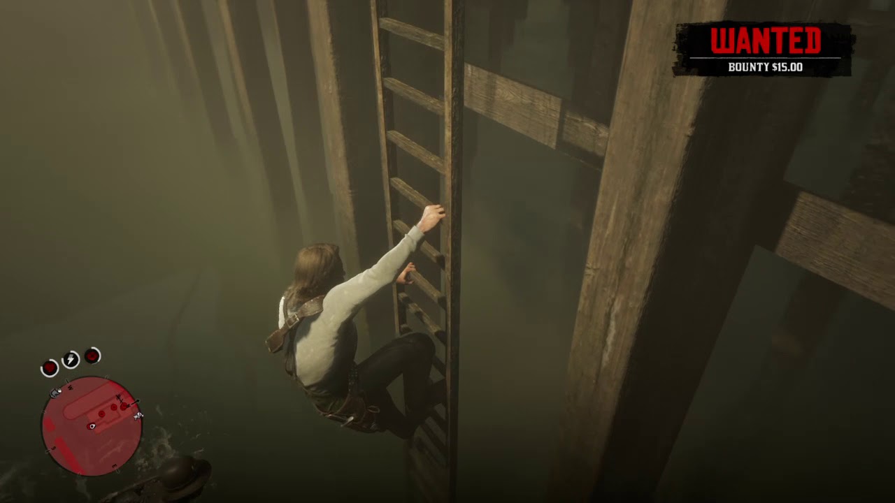 Red Dead Redemption 2 - Ladders break guards - YouTube