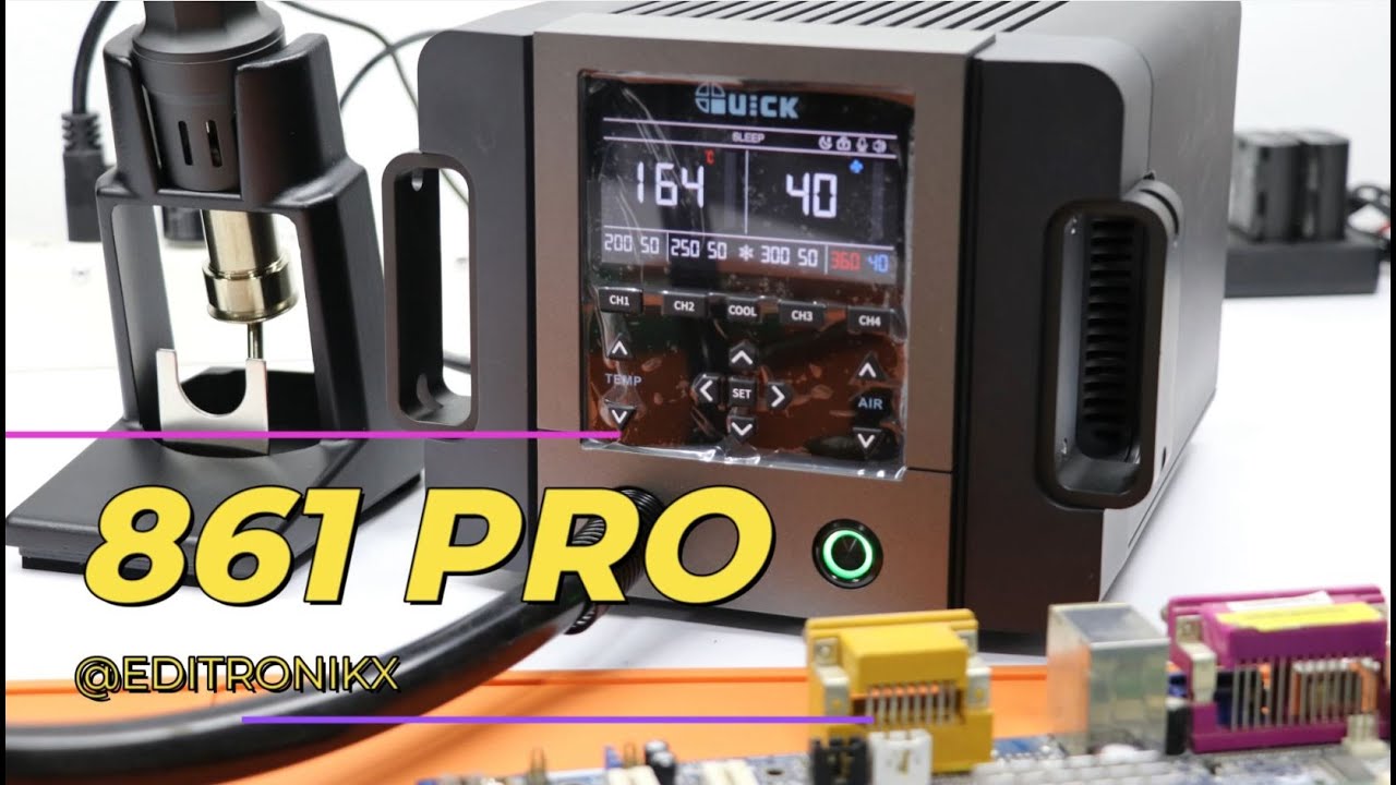 Nueva Estaciones de Calor Quick 861 Pro Controlada por Voz! La ...