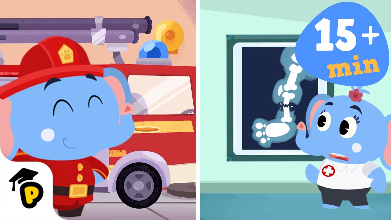 Olette Rescue Heroe | Firefighter, Doctor or Lifeguard | Kids Learning ...