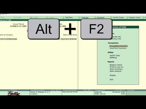 Date Problems in Tally ERP-9@COMPUTEREXCELSOLUTION - YouTube