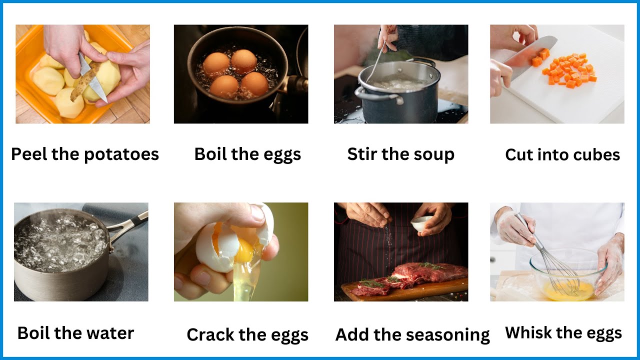 Kitchen English | Easy Sentences for Daily Use - YouTube