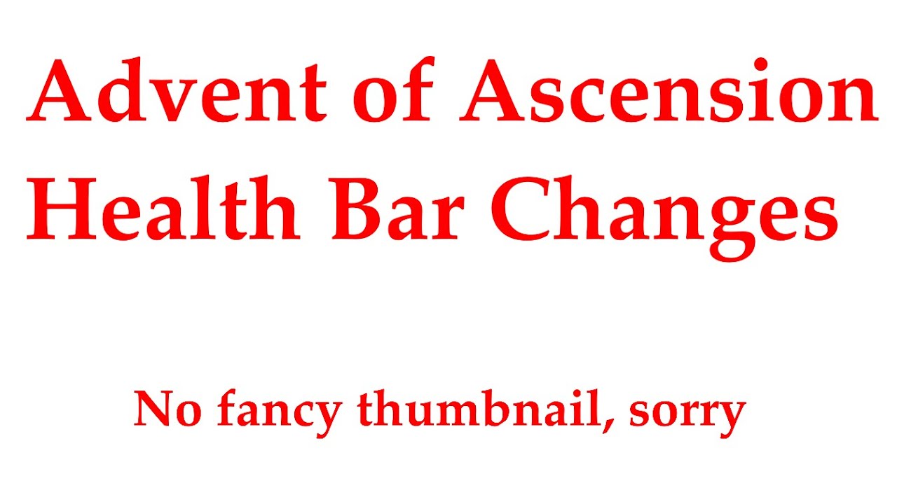 How to change the health bar of the Advent of Ascension Mod - YouTube