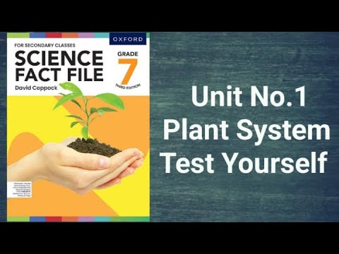 Grade 7| Unit 1| Plant systems| Test yourself| Science - YouTube