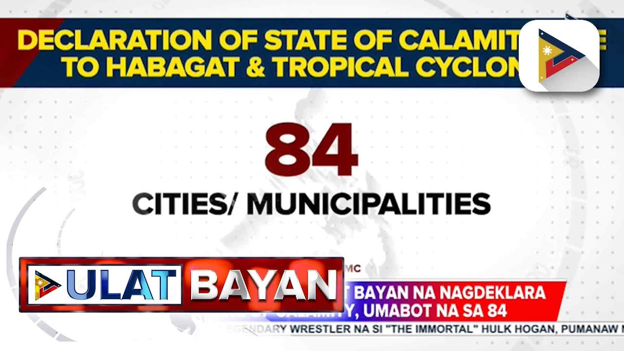 84 na bayan at siyudad, isinailalim sa state of calamity dahil sa ...