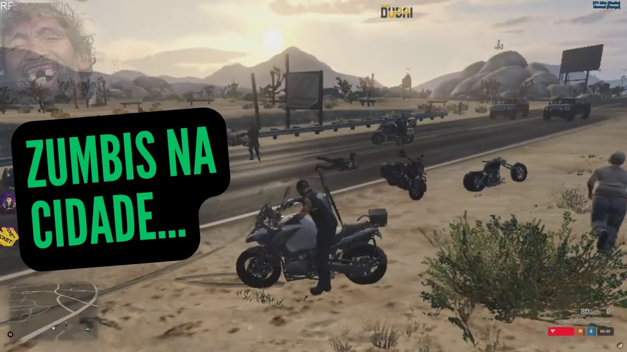 INVASÃO ZUMBI! GTA RP #8 DUBAI RP #gtarp - YouTube