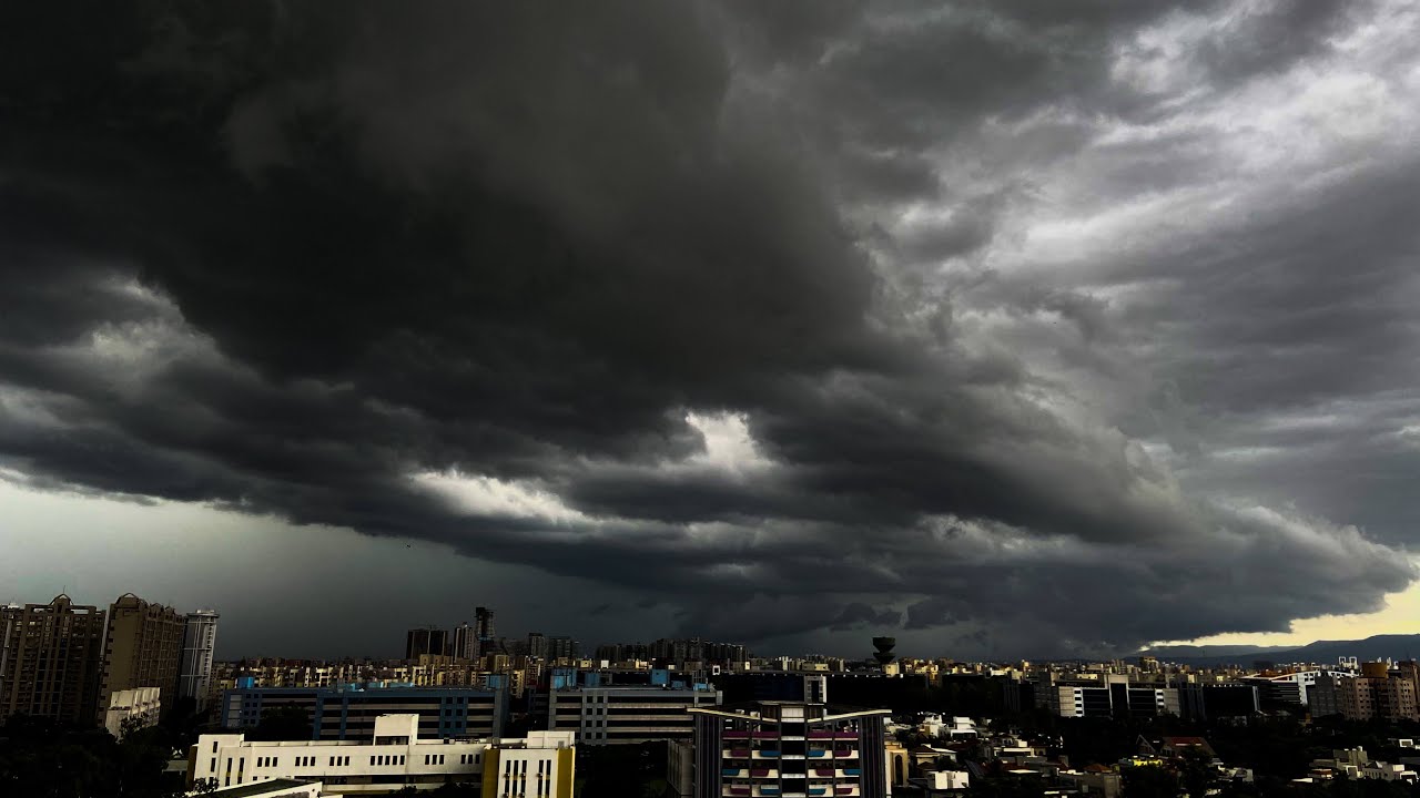 Color Changing Clouds | One Day Time-Lapse | Pune Monsoon | Stay At ...