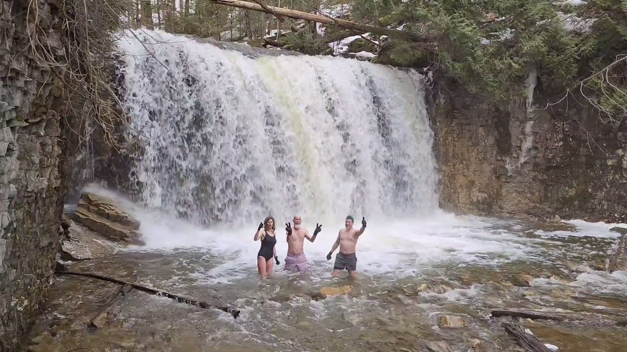 Danger Falls Cold Plunge - YouTube