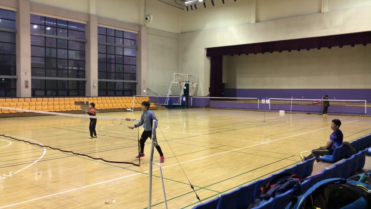 Badminton Lesson - Combination Drive, One-Jump Smash, Push, Drop, Smash ...