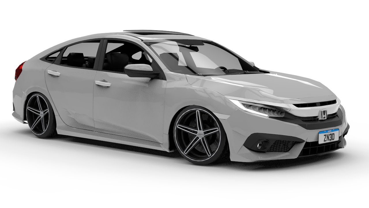 HONDA CIVIC 2017 (3MB SÓ DFF) E (VARIAS CORES) GTA SAN ANDREAS PC FRACO ...