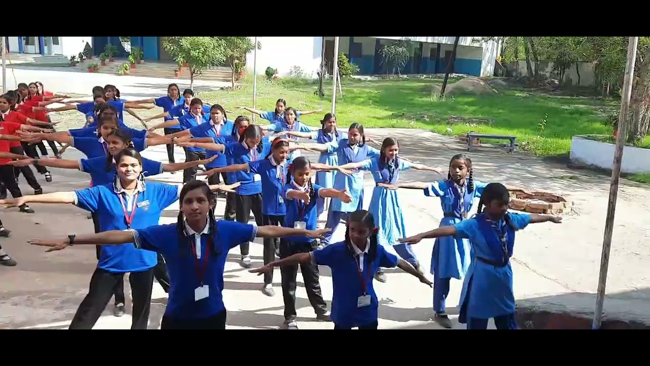Khalsa girls hr sec school, dayalband, Bilaspur CG P.T.Day - YouTube