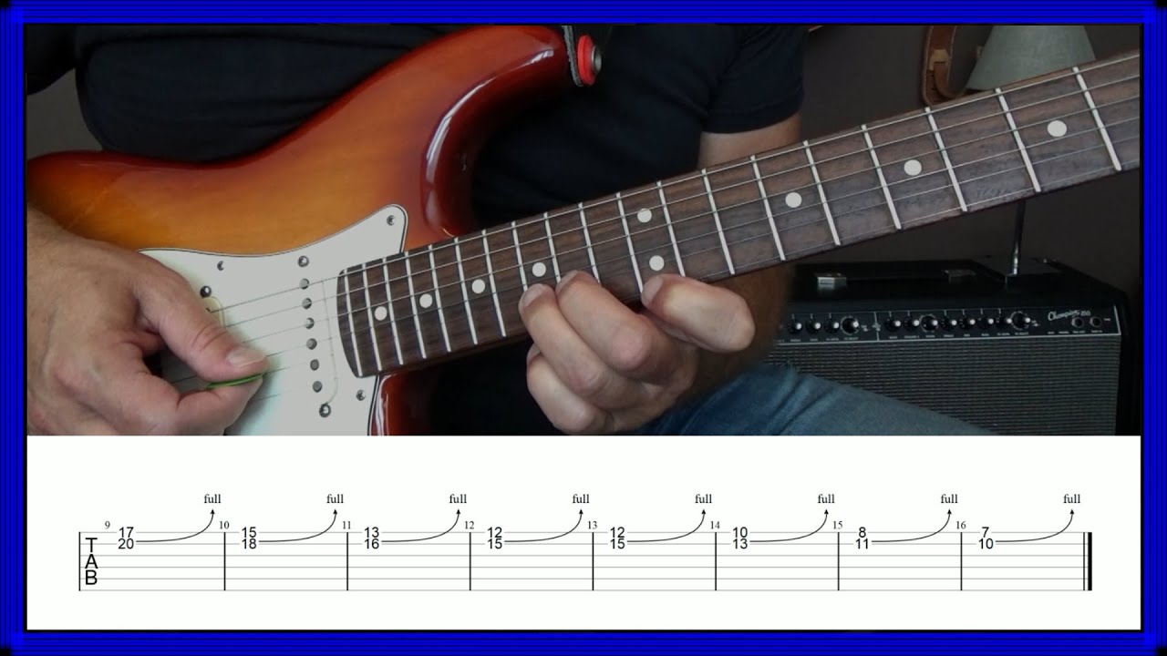 Retro Rock Guitar Tutorial - YouTube