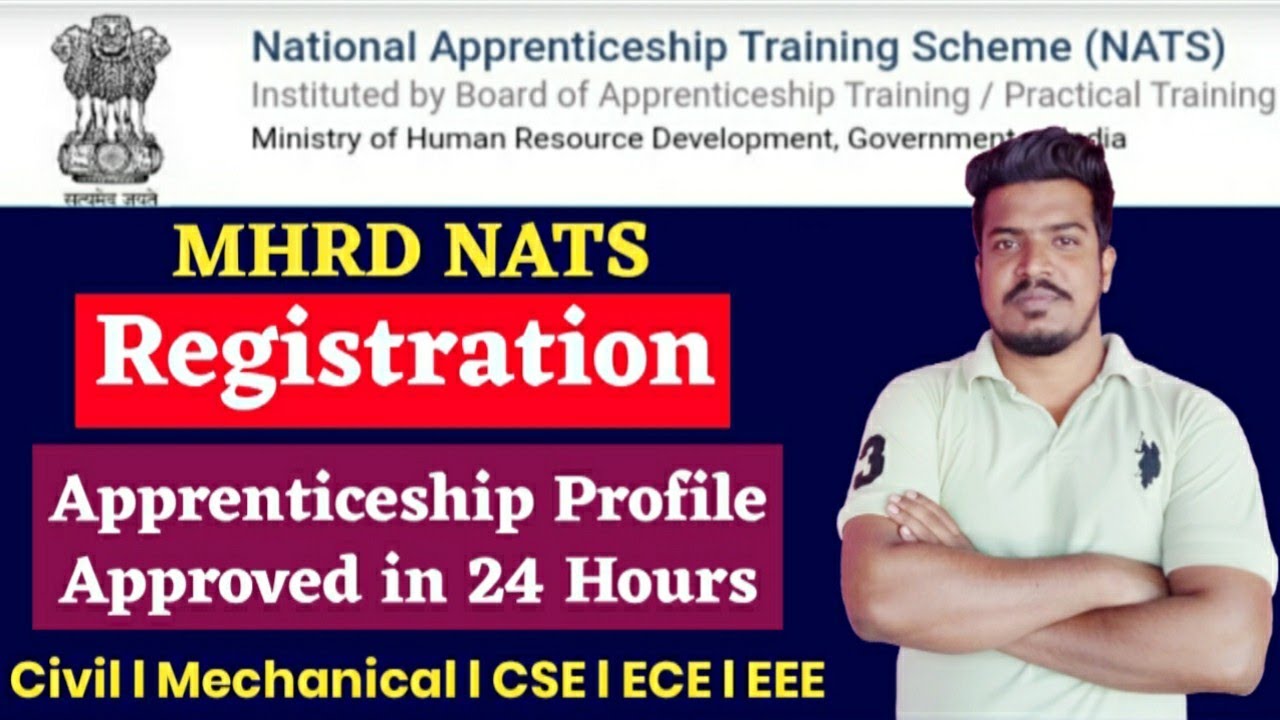 MHRD NATS Registration 2020-21,Apprenticeship Profile Approved in 24 ...