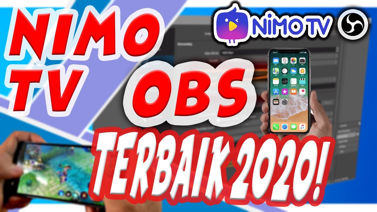 CARA LIVE DI NIMO TV MENGGUNAKAN OBS 100% BISA DAN LANCAR 2021 - YouTube