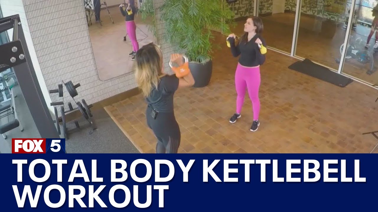 FOX 5 Fitness: Total body kettlebell workout with Joanne Briggs - YouTube