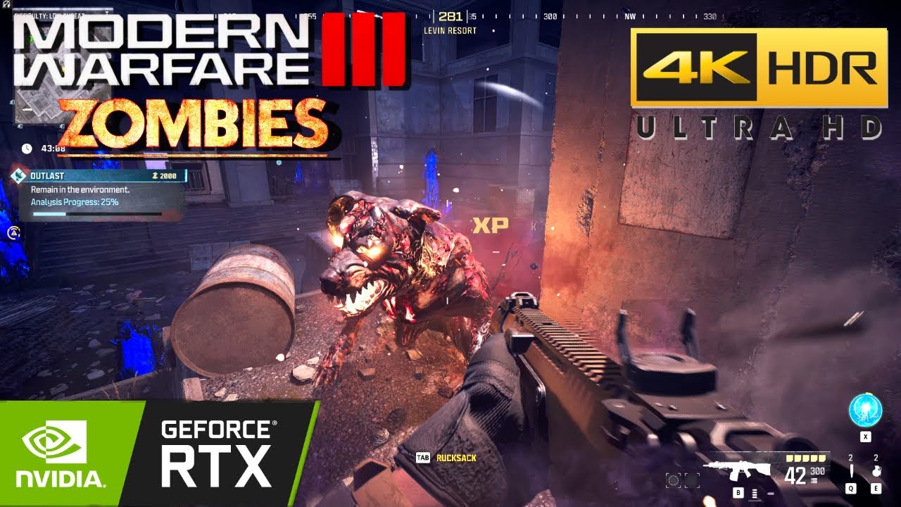 Call of Duty Modern Warfare 3: Zombies | 4K 60 HDR | RTX 4080 - YouTube
