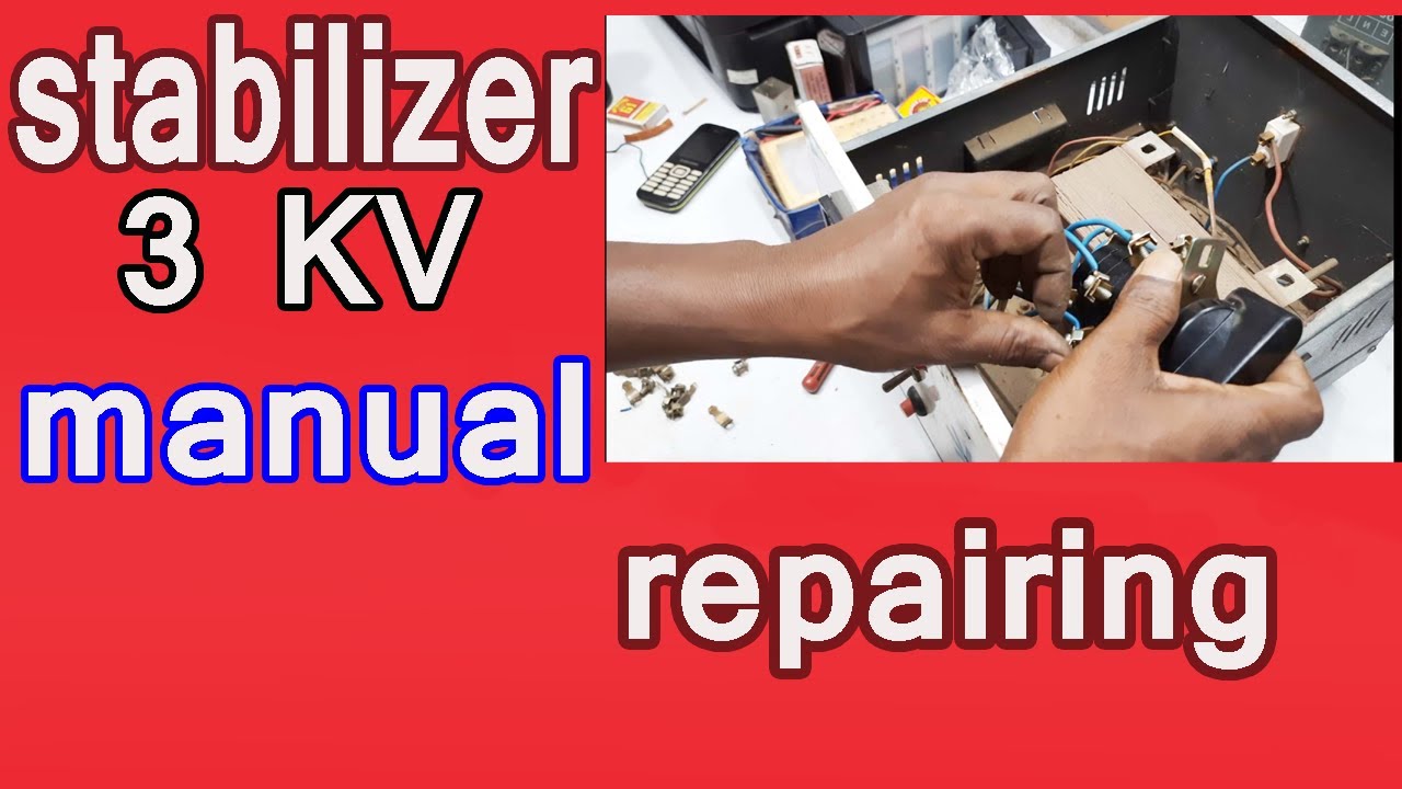 manual stabilizer rotary connection 3kva#manual stabilizer repairing # ...