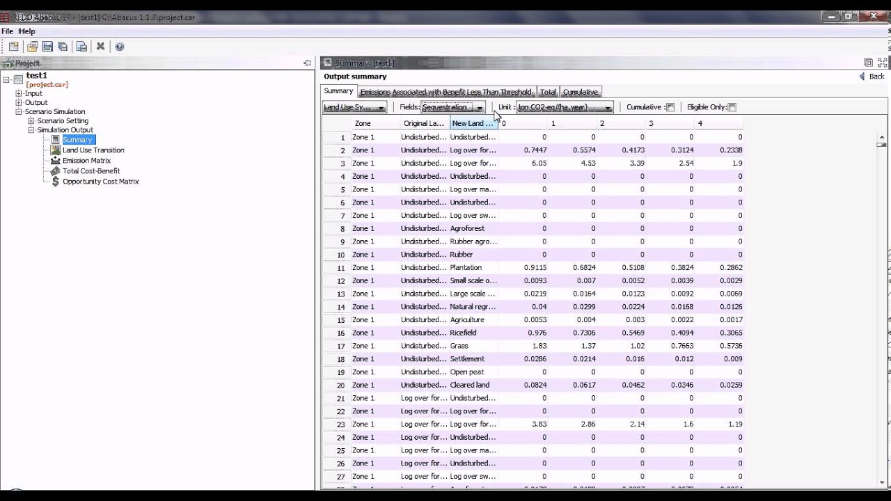 Scenario Simulation REDD Abacus SP - YouTube