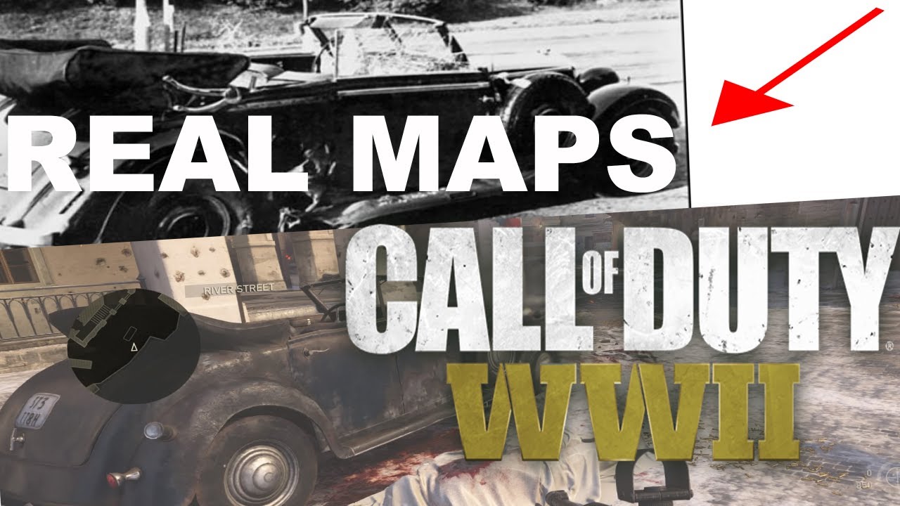 Call of Duty WW2 Map Locations In Real Life - YouTube