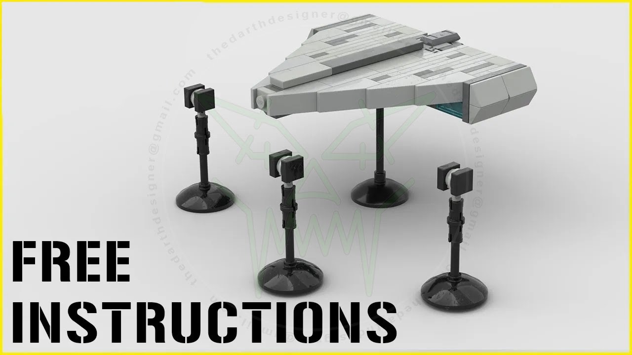 LEGO TUTORIAL | Star Wars | Quasar Fire Light Carrier - 1/4000 - YouTube