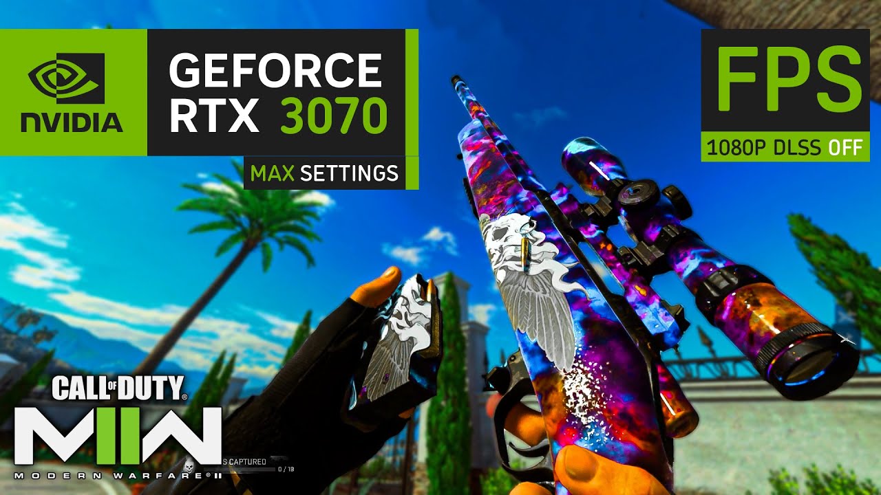 DLSS OFF - COD MW2 RTX 3070 FPS Benchmark 1080P | MAX Graphics | AMD ...