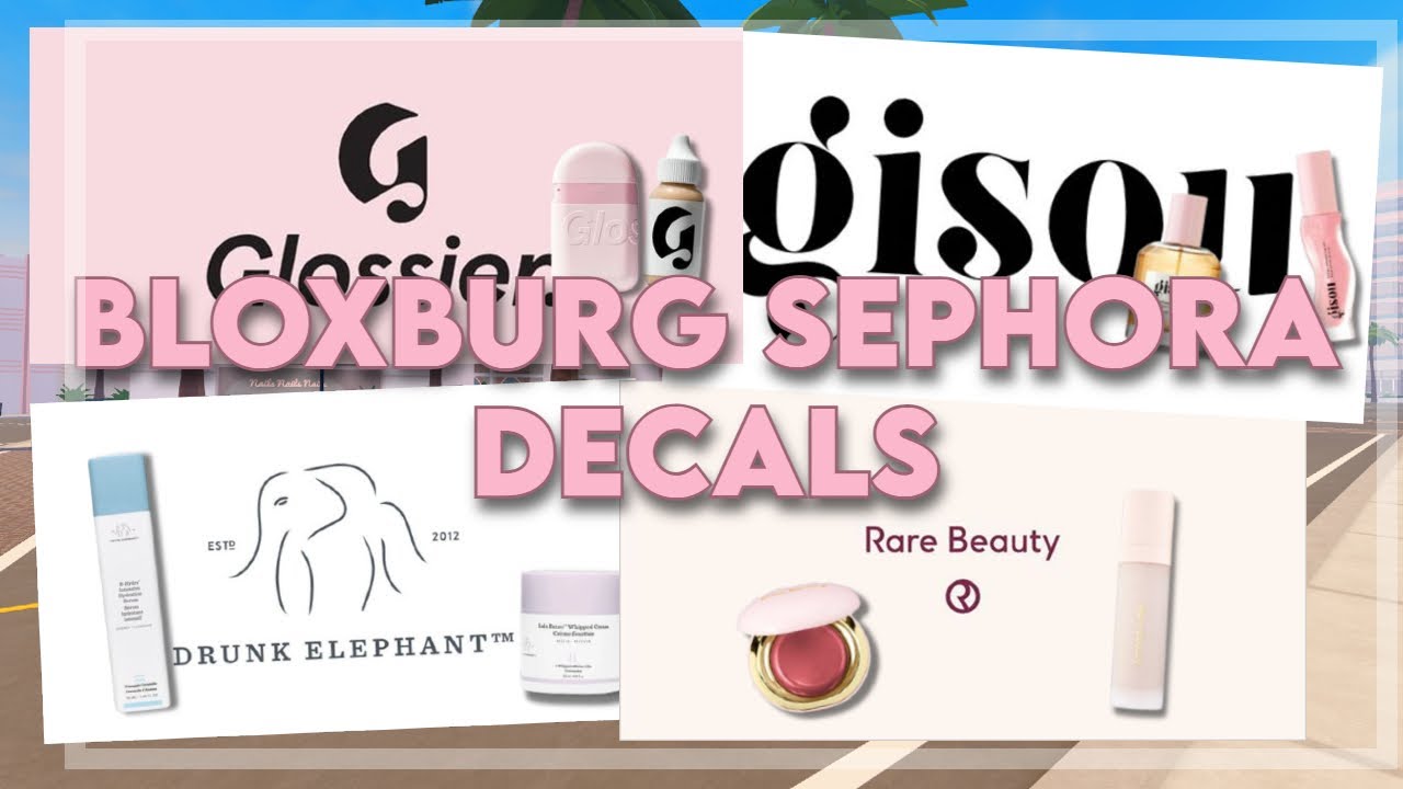 Sephora Decal Codes For Bloxburg | Roblox Video - YouTube