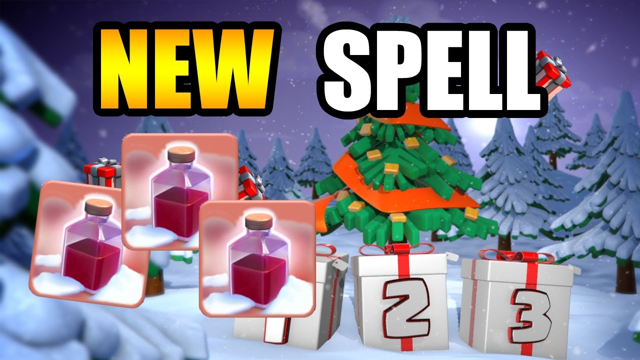NEW SPELL I Santa Surprise Spell In Clash Of Clans I Santa Surprise ...