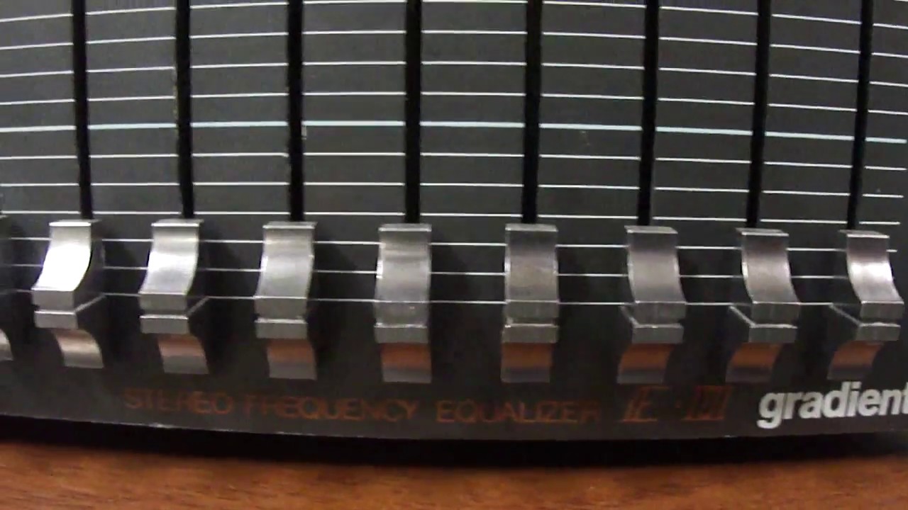 O Rei do Som - Equalizador Gradiente Esotech E-II - YouTube